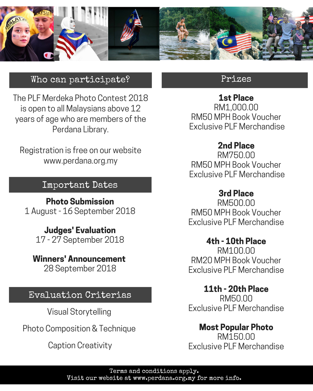 PLF MERDEKA PHOTO CONTEST 2018 – Perdana Leadership Foundation